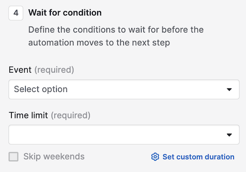 Automations: wait for condition - Knowledge Base | Pipedrive